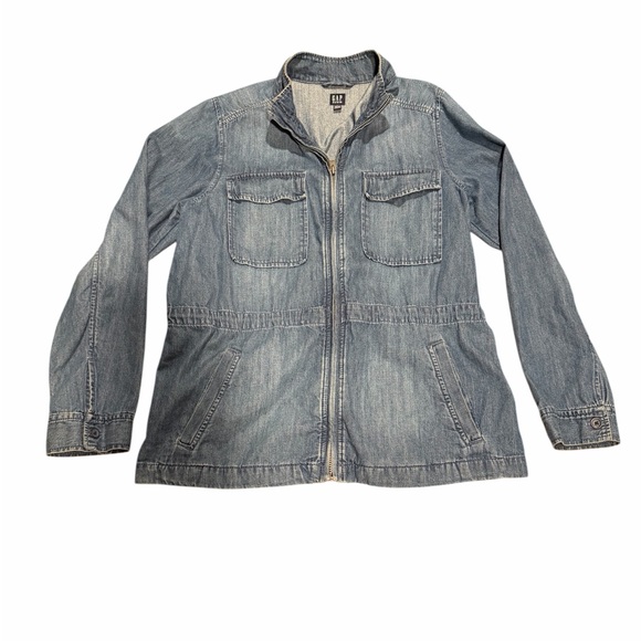 GAP | Jackets & Coats | Gap Light Blue Soft Jean Jacket Size L Like New ...